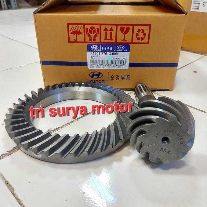 Jual CROWN WHEEL GEAR SET F50 TAFT BADAK 11X39 HYUNDAI KOREA ASLI 1SET ...