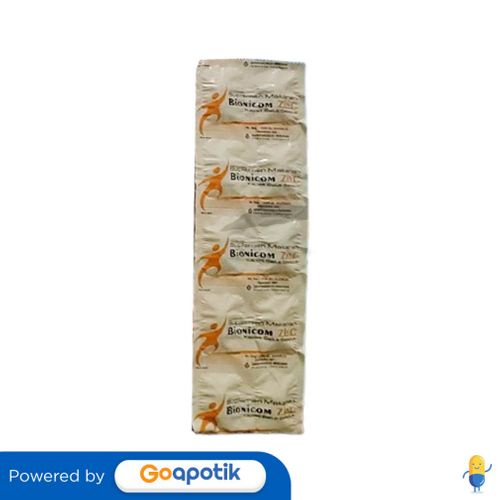Jual Bionicom Zinc Strip 10 Kaplet | Shopee Indonesia