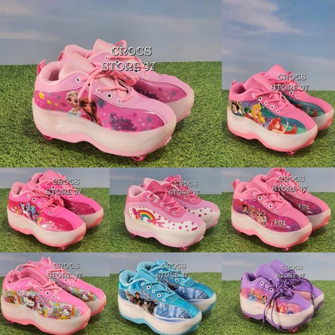 Jual RODA ANAK/SEPATU RODA ANAK PEREMPUAN/SEPATU RODA KARAKTER ORIGINAL ...