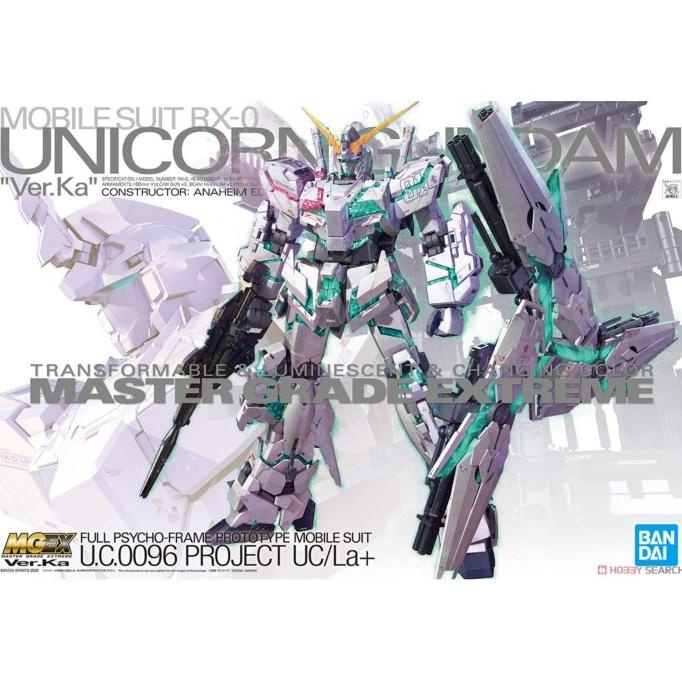 Jual Bandai MGEX MG EX 1/100 Unicorn Gundam ver.ka full led hangar 3 ...