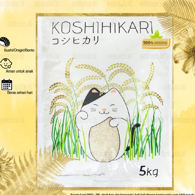 Jual Beras Jepang/Beras Sushi/Beras Onigiri Koshihikari Premium Quality ...