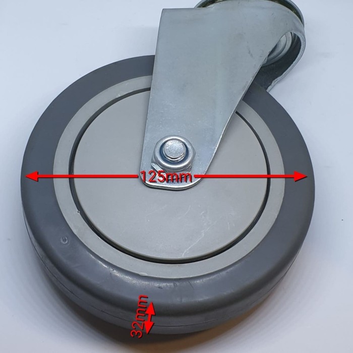 Jual Best Seller Roda Supermarket Shopping Trolley 5 Inch | Shopee ...