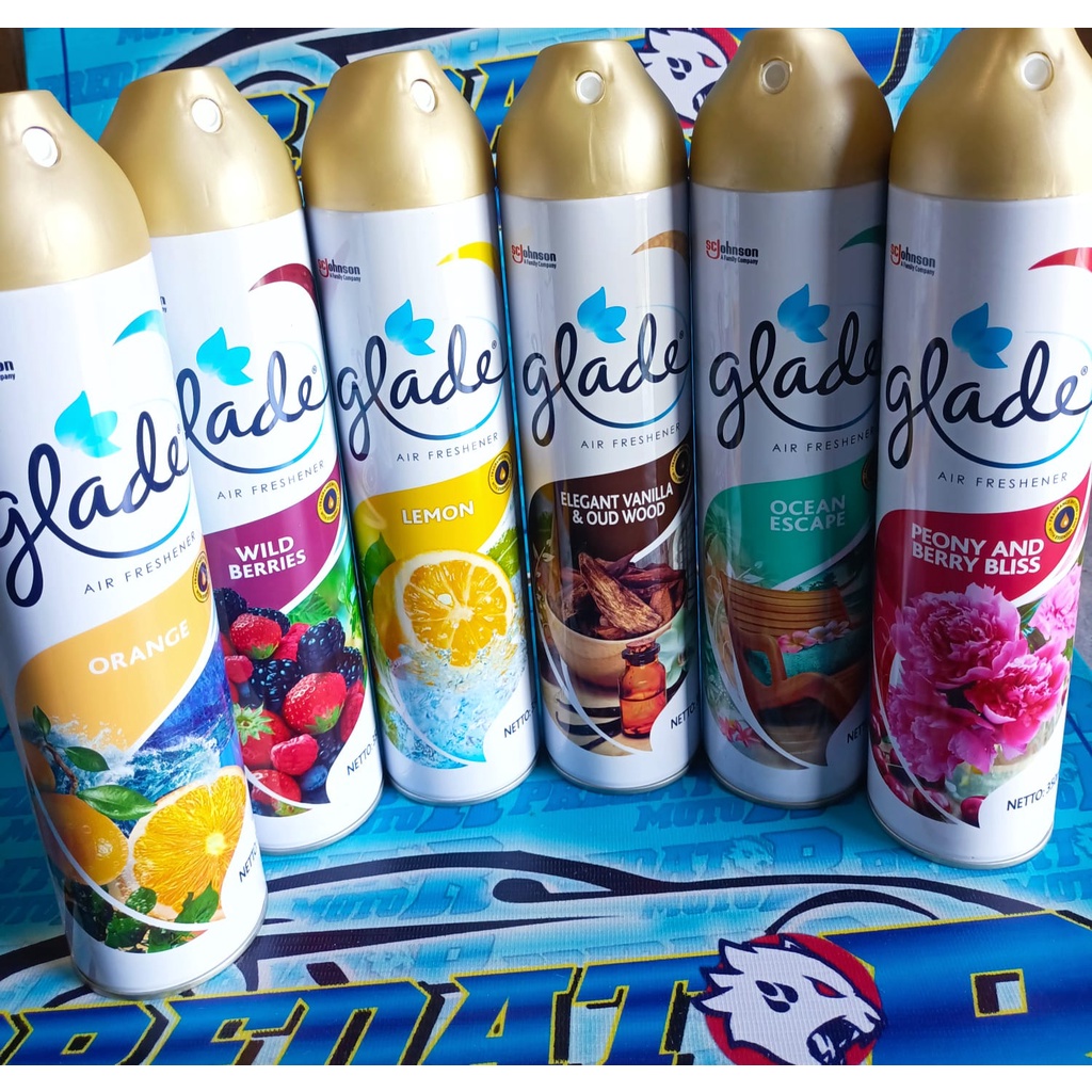 Jual 350ML ORIGINAL GLADE AEROSOL PARFUM PENGHARUM RUANGAN KEMASAN ...