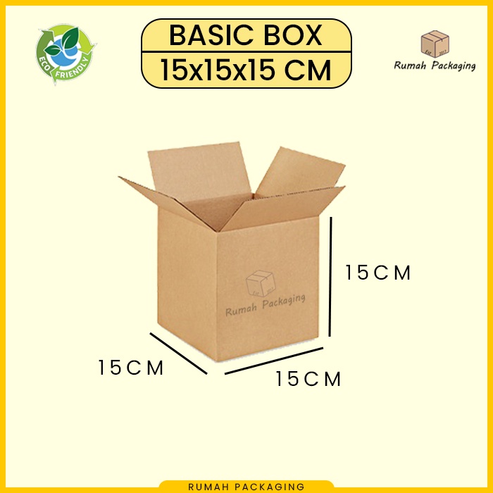 Jual Kardus / Karton Box Packing Polos 15x15x15 cm | Shopee Indonesia