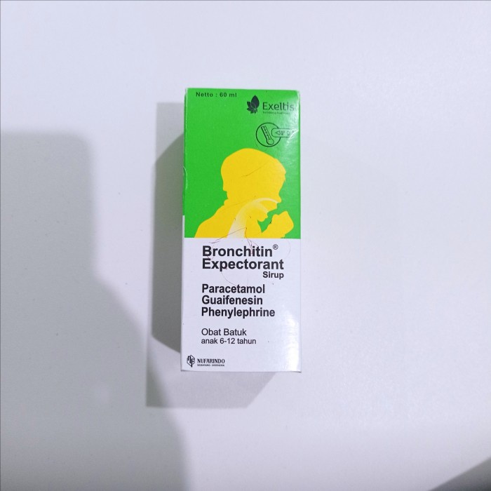 Jual Obat Flu dan Batuk Berdahak Bronchitin Expectoran 60 mL | Shopee ...