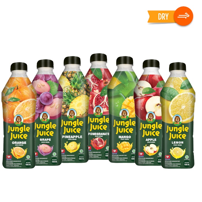 Jual JUNGLE JUICE 1 LITER JUS BUAH ALL VARIAN SEMUA RASA | Shopee Indonesia