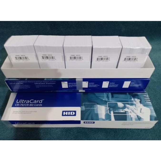 Jual KARTU PVC BLANK ID CARD ULTRACARD HID NOCO CR80 ISI 500 pcs HITI ...