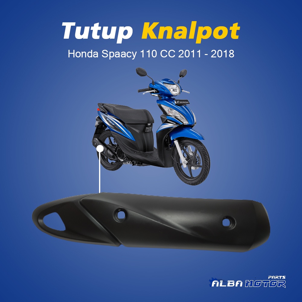 Jual Tutup Knalpot Honda Spacy F1 110 CC 2011 - 2018 | Shopee Indonesia