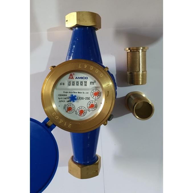 Jual Water Meter 1 Inch Amico - Meteran Air - Flow Meter | Shopee Indonesia