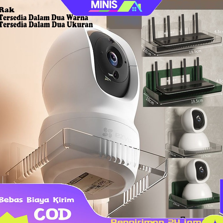 Jual ee [READY STOCK] Rak Dinding Tempel Dudukan CCTV Kamera Serbaguna ...