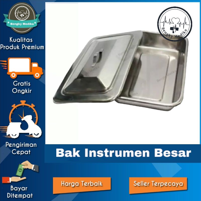 Jual Bak Instrumen Besar SH 512 Baki Instrumen Medis | Shopee Indonesia
