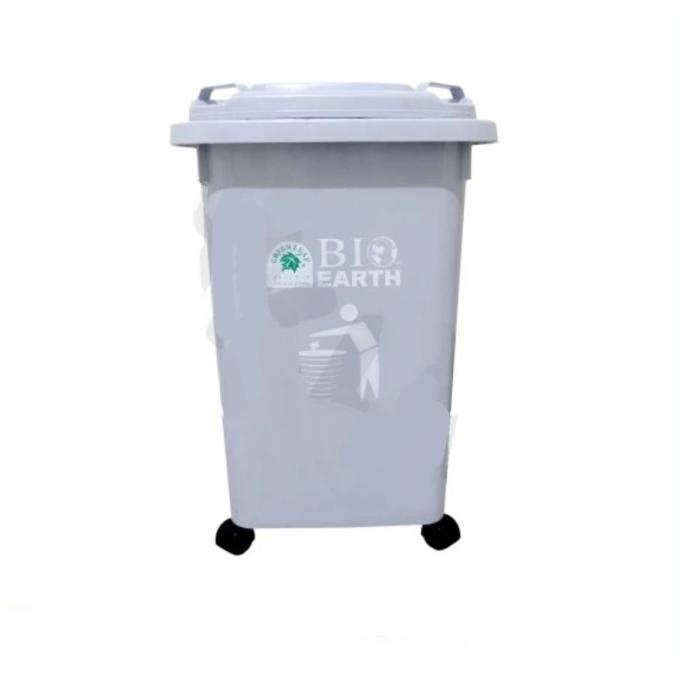Jual Tempat Sampah Besar Roda 58 liter Green Leaf 2134/Tong Sampah Roda | Shopee Indonesia