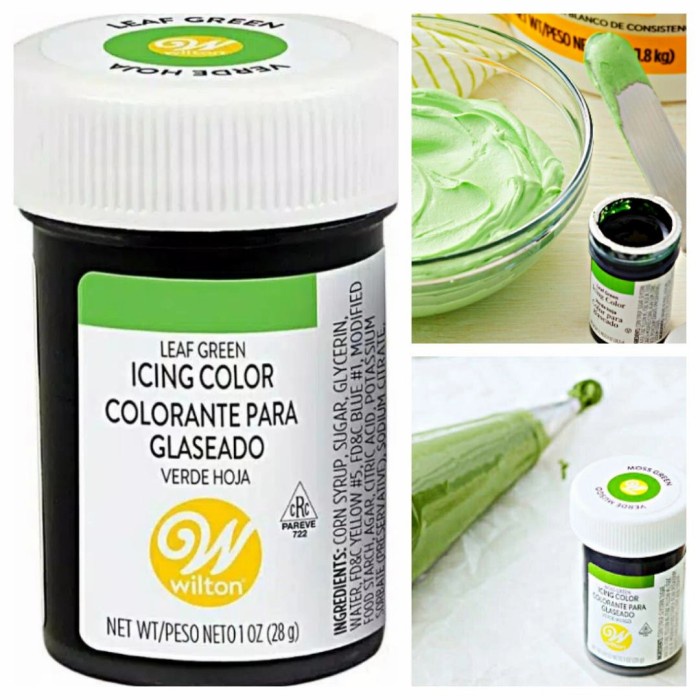 Jual Terlaris Colourfood Pewarna Makanan Wilton 28,3 G Leaf Green Food ...