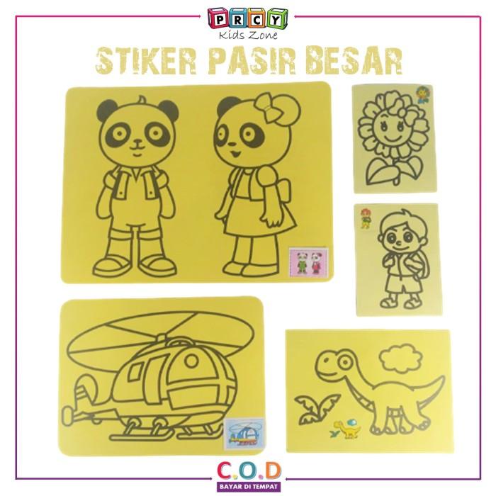 Jual Mainan Edukasi Mewarnai Mainan Stiker Pasir Mewarnai Lukis Gambar ...