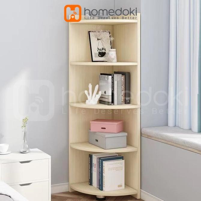 Jual Rak Sudut Besar Rak Minimalis Kayu Serbaguna Rak Buku Multifungsi ...