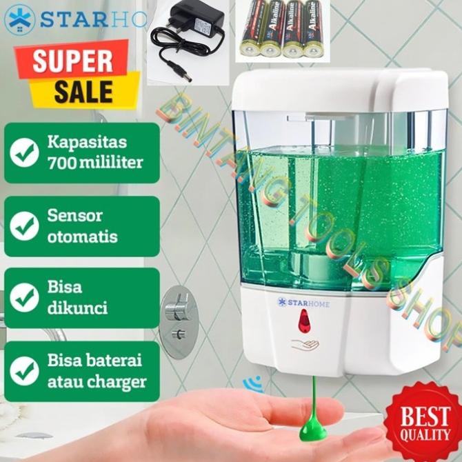 Jual Tempat Sabun Otomatis 700ML Automatic Soap Dispenser Sensor ...