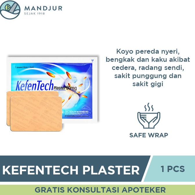 Jual Kefentech Plaster 30 Mg - Koyo Pereda Nyeri Bengkak Keseleo ...