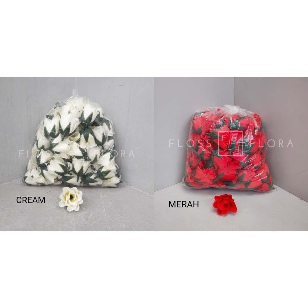 Jual Bunga Artificial / Bunga Palsu / Rose Leti Kuntum 100 Pcs | Shopee ...