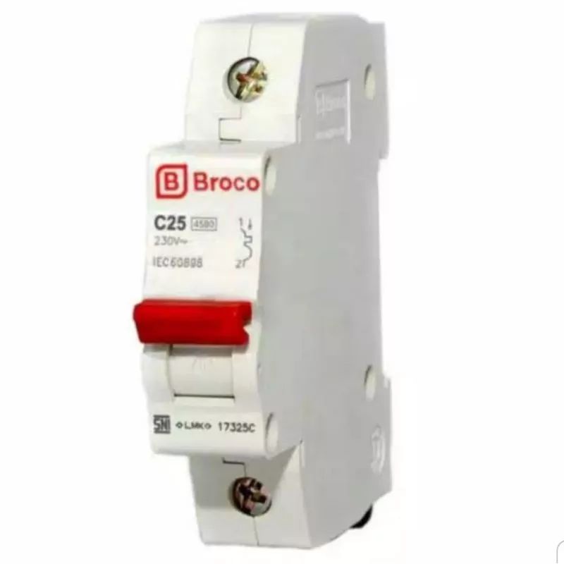 Jual MCB BROCO 25A/25 AMPER SNI | Shopee Indonesia