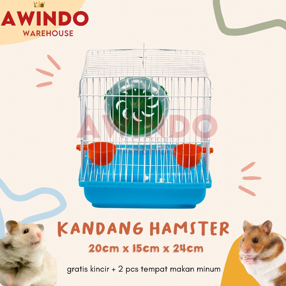 Jual (Terbaik) KANDANG HAMSTER 04 - Rumah Kandang Hamster Tikus Burung ...