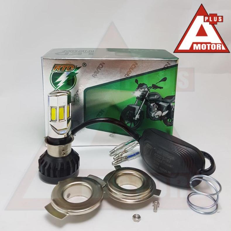 Jual Onderdil Lampu Rtd Dop Led Rtd M02E 6 Sisi Mata 100% Ori Rtd Dc H6 H4 35W Motor Asli ...