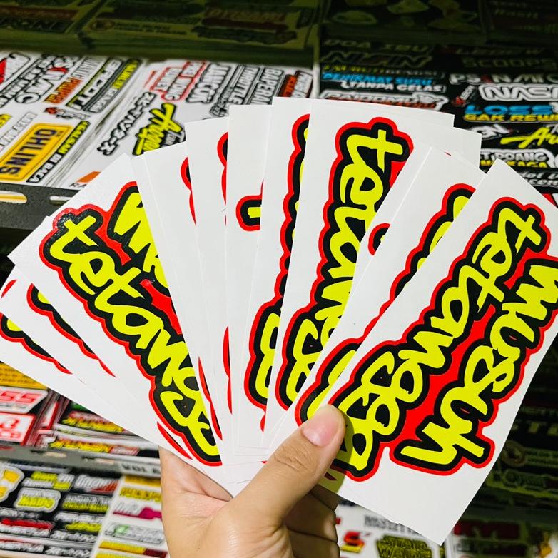 Jual Suku Cadang Sticker Musuh Tetangga Rx King Print Cut Laminasi ...