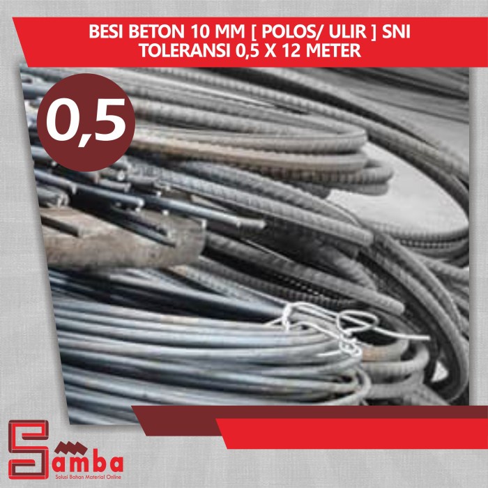 Jual BESI BETON 10 MM TOLERANSI 0,5 X 12 METER [ POLOS / ULIR ...