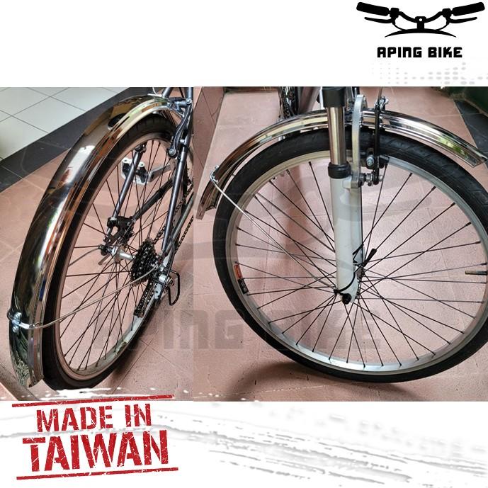 Jual Spakbor Sepeda Besi Taiwan 20 26 27 Fullset Fender Chrome Mtb ...