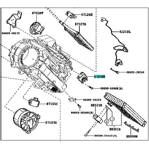 Jual Servo AC Alphard Vellfire Landcruiser VX200 Lexus LX570 Original ...