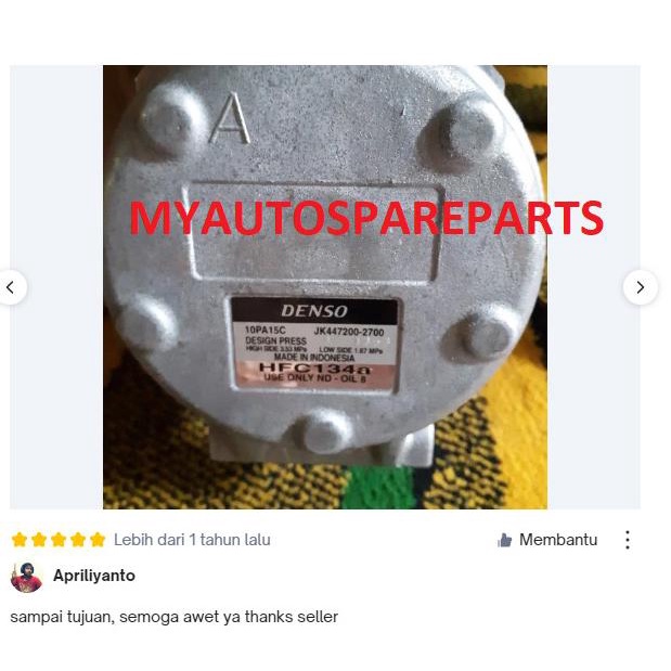 Jual Kompresor Compresor Ac Kijang Nd 15A Denso Original | Shopee Indonesia