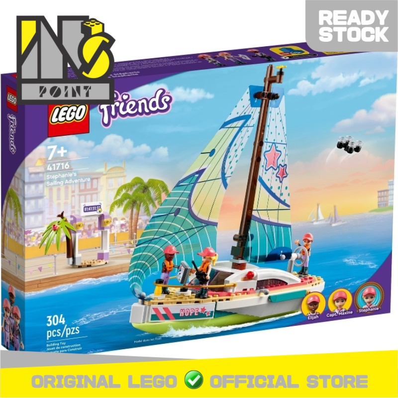 Jual LEGO 41716 - Friends - Stephanie'S Sailing Adventure | Shopee ...
