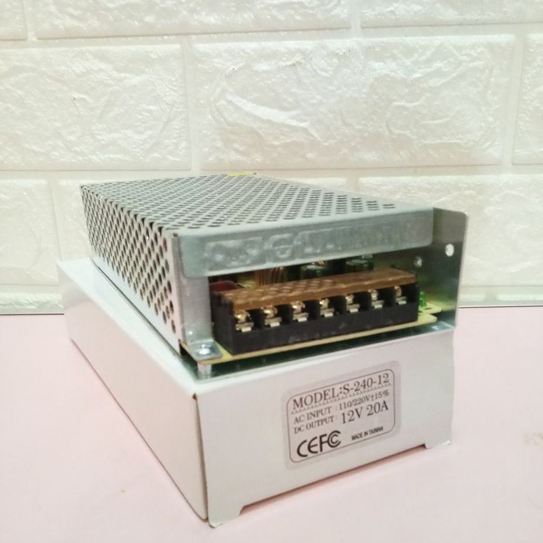 Jual HARGA SPESIAL!. Power Supply 20A 12V Slim Jaring | Shopee Indonesia