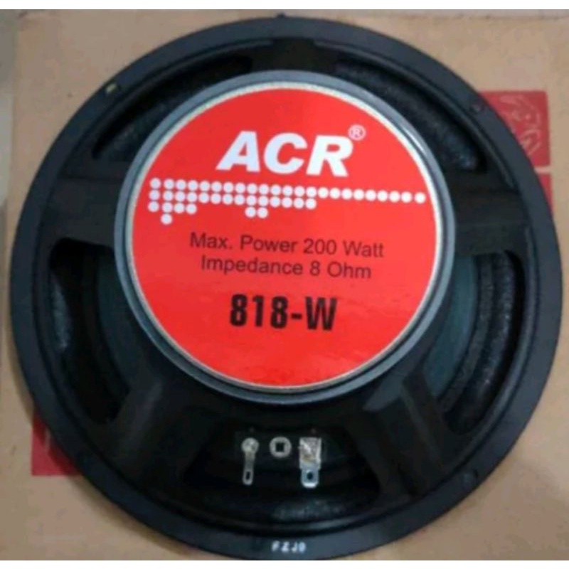 Jual Speaker ACR 8 Inch Woofer ACR 818 W | Shopee Indonesia