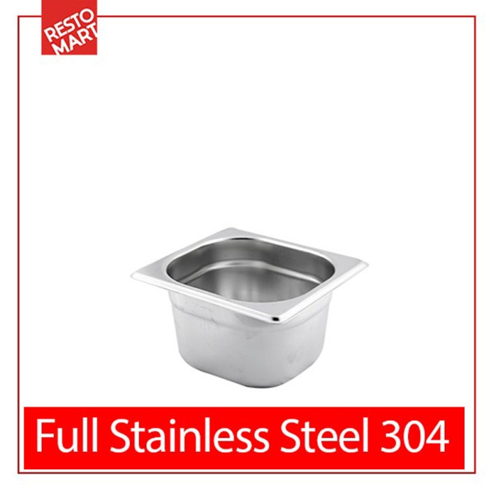 Jual Gastronom Pan/Foodpan Gn 1/6.100Mm - Optima - Ss 304(2015114 ...
