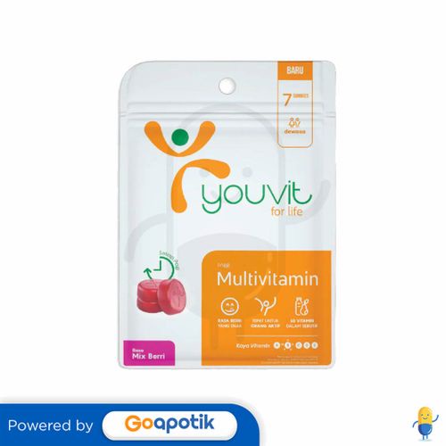 Jual Youvit Multivitamin Rasa Mix Berry Sachet | Shopee Indonesia