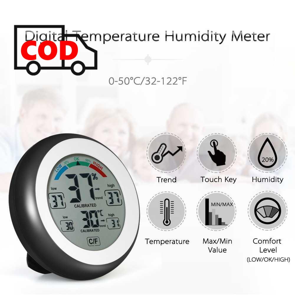 Jual Termometer Digital Ruangan + Kelembapan Udara Hygrometer Suhu ...