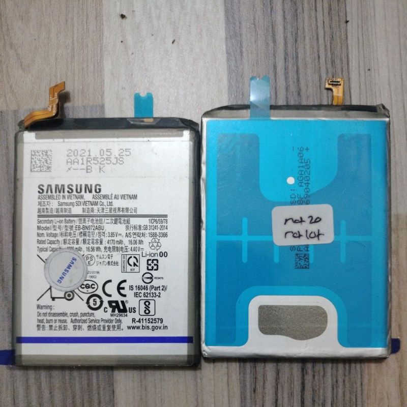 Jual BATRE/BATRAI SAMSUNG NOT10+PLUS/EB BN972ABU/NOT 10+/NOT 10 PLUS/NOT 10PLUS | Shopee Indonesia