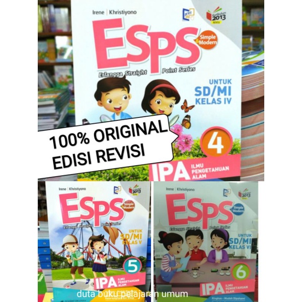 Jual ICP BUKU ESPS - IPAS IPA IPS SD KELAS 6, 5, KLS 4 1 2 3 PENERBIT ...