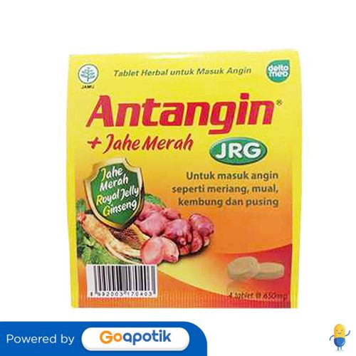 Jual ANTANGIN JRG JAHE PLUS MERAH STRIP 4 TABLET | Shopee Indonesia