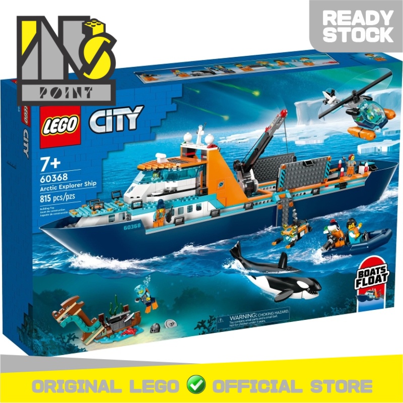 Jual LEGO 60368 - City - Arctic Explorer Ship | Shopee Indonesia