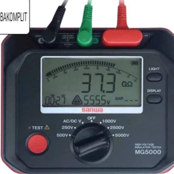 Jual MG-5000 Sanwa 5000 Volt digital Tester Magger mager Megger meger ...