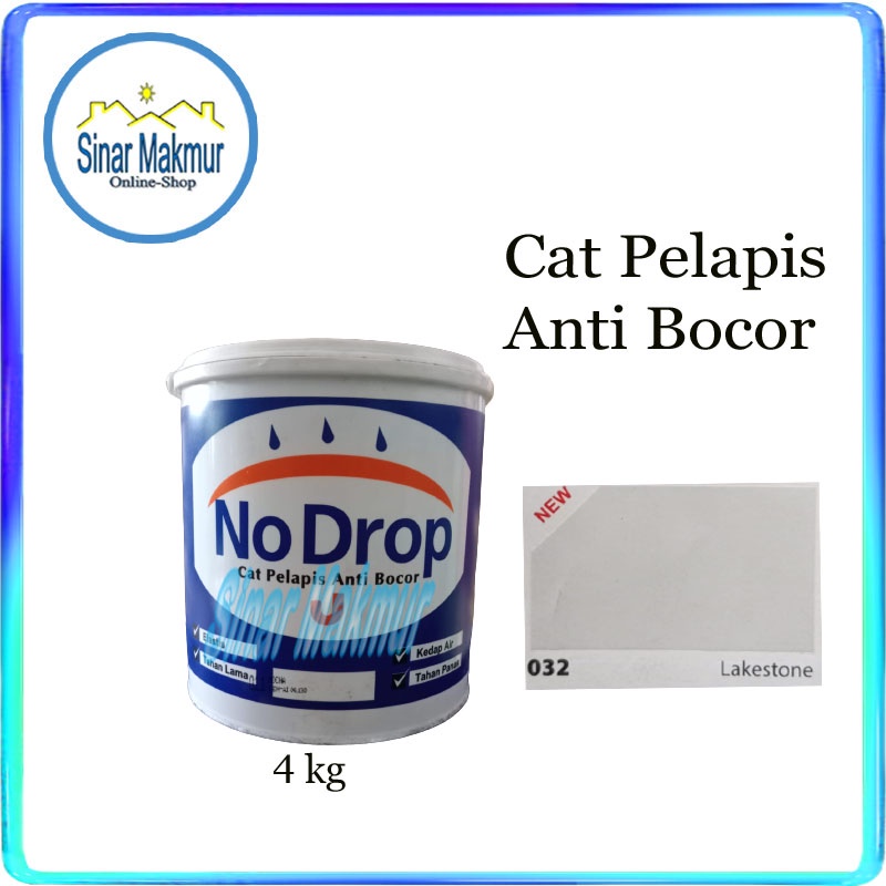 Jual Cat Pelapis Anti Bocor 1 Galon 032 Lakestone Cat Tembok Waterproofing (NO DROP) | Shopee ...