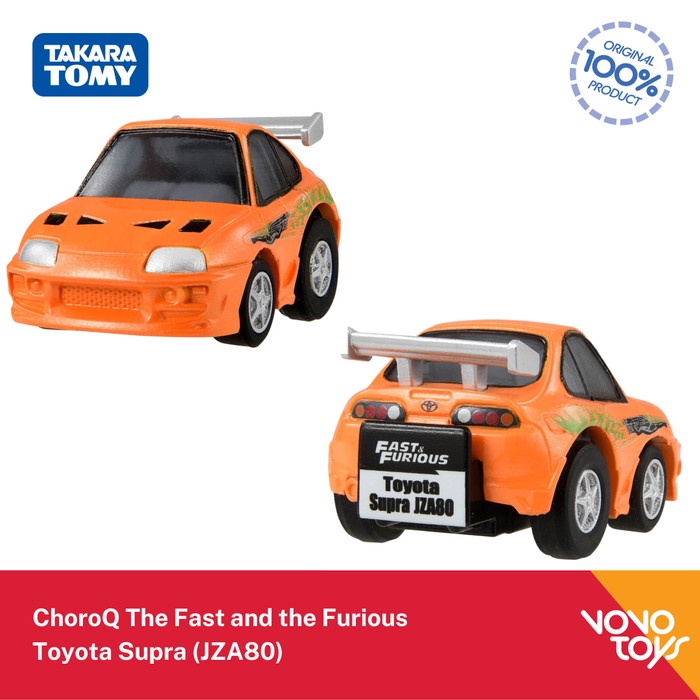 Jual PROMO!!! TOMICA CHOROQ THE FAST AND THE FURIOUS TOYOTA SUPRA JZA80 ...