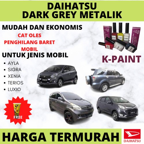Jual Cat Oles Mobil Daihatsu Dark Grey Metalik,Ayla,Xenia,Sigra,Terios ...