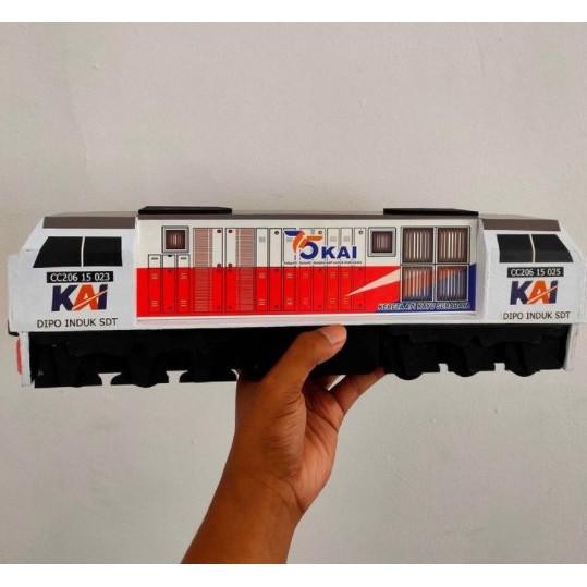 Jual MUST HAVE!! LOKOMOTIF KERETA API CC206 LIVERY 2014 - MINIATUR ...