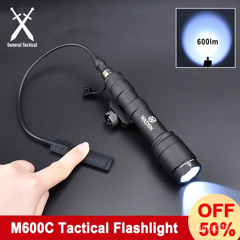 Jual &Tactical Airsoft Surfir M600C Flashlight With Press Button Dual ...