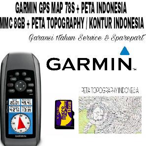 Jual Garmin Gps Map 78s + Peta Topography Indonesia | Shopee Indonesia