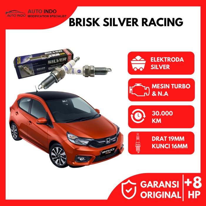 Jual Busi Mobil Honda Brio Brisk Silver Racing Dr15Ys Kode Br04 ...