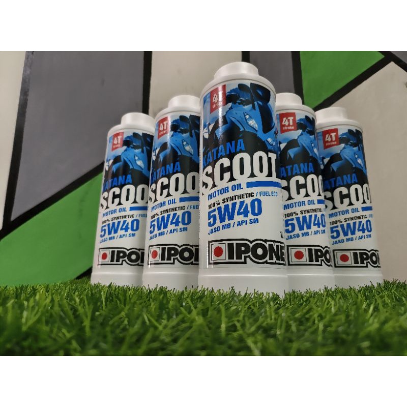 Jual OLI IPONE KATANA SCOOT 5W40 1 LITER ( 100% ORIGINAL ) NMAX, AEROX ...