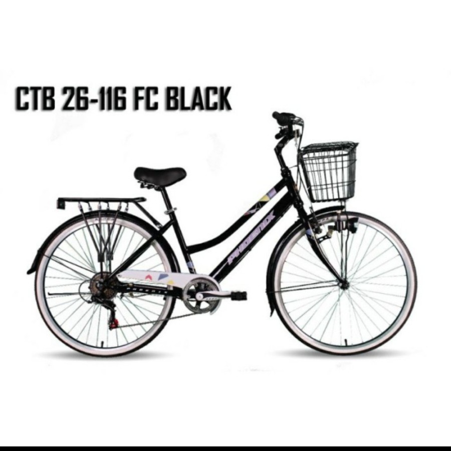 Jual Sepeda Keranjang CTB 26 PHOENIX 116 FC 7 Speed Original Garansi 5 ...